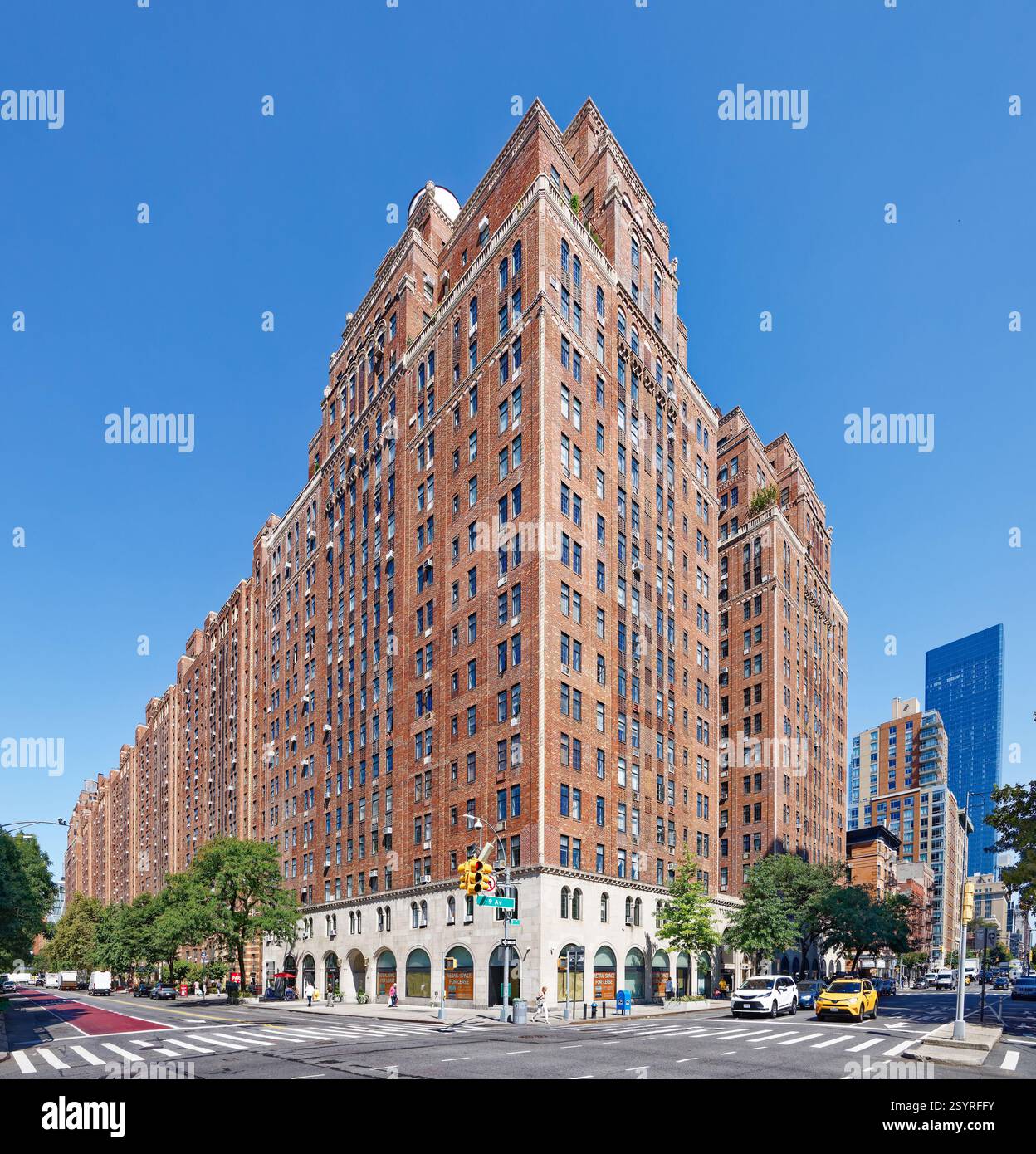 London Terrace Towers are the four corner buildings, now co-ops, of the ...