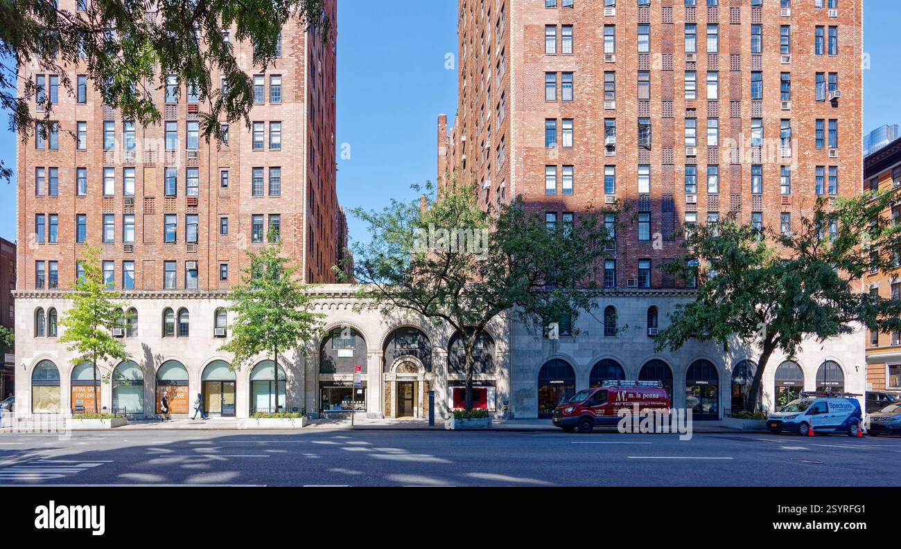 London Terrace Towers are the four corner buildings, now co-ops, of the ...