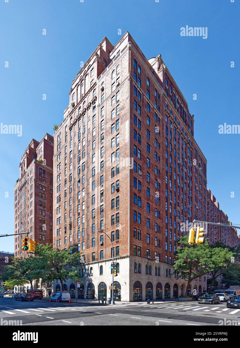 London Terrace Towers are the four corner buildings, now co-ops, of the ...