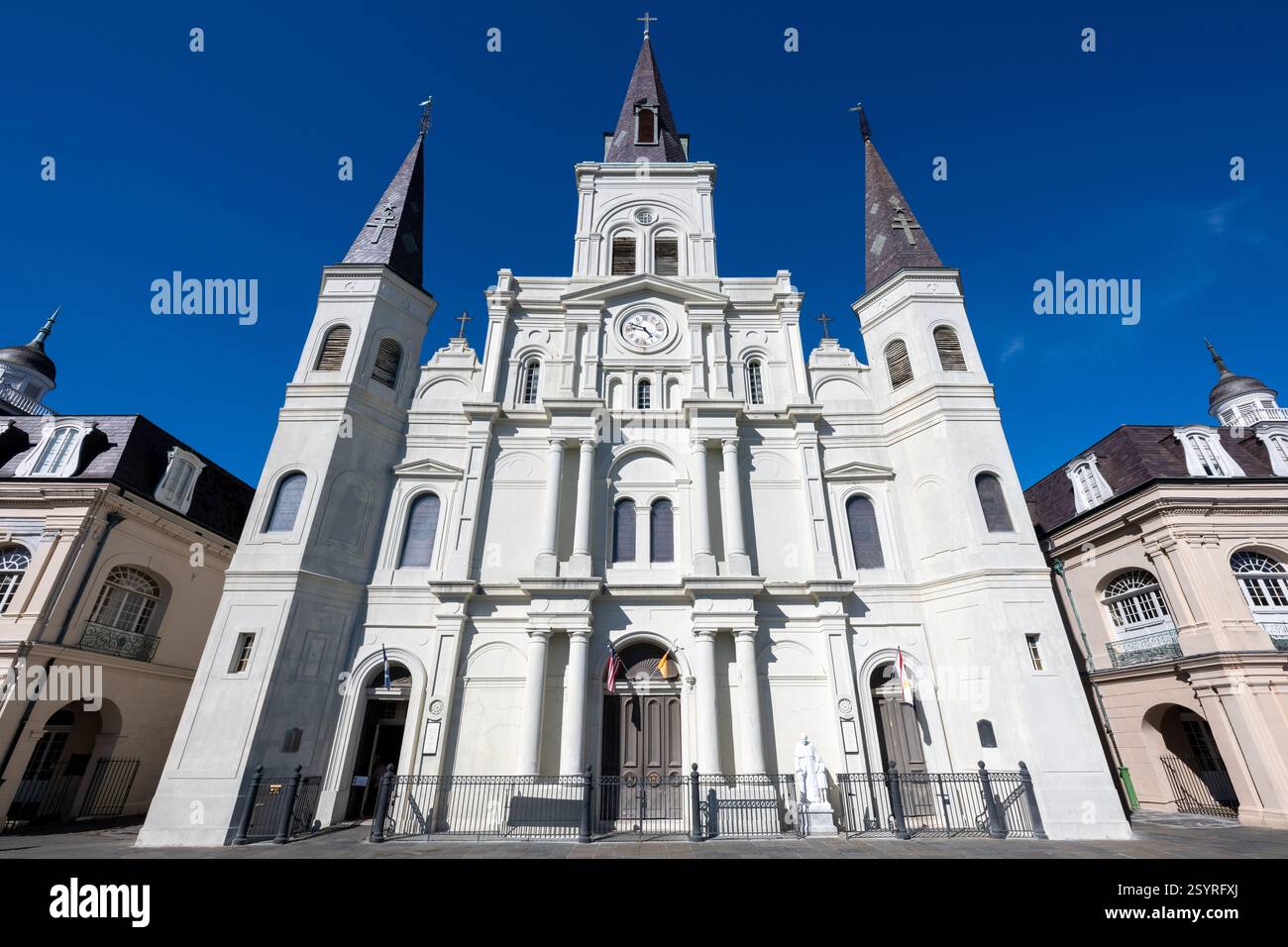 St. Louis Cathedral in Jackson Square in the French Quarter of New ...