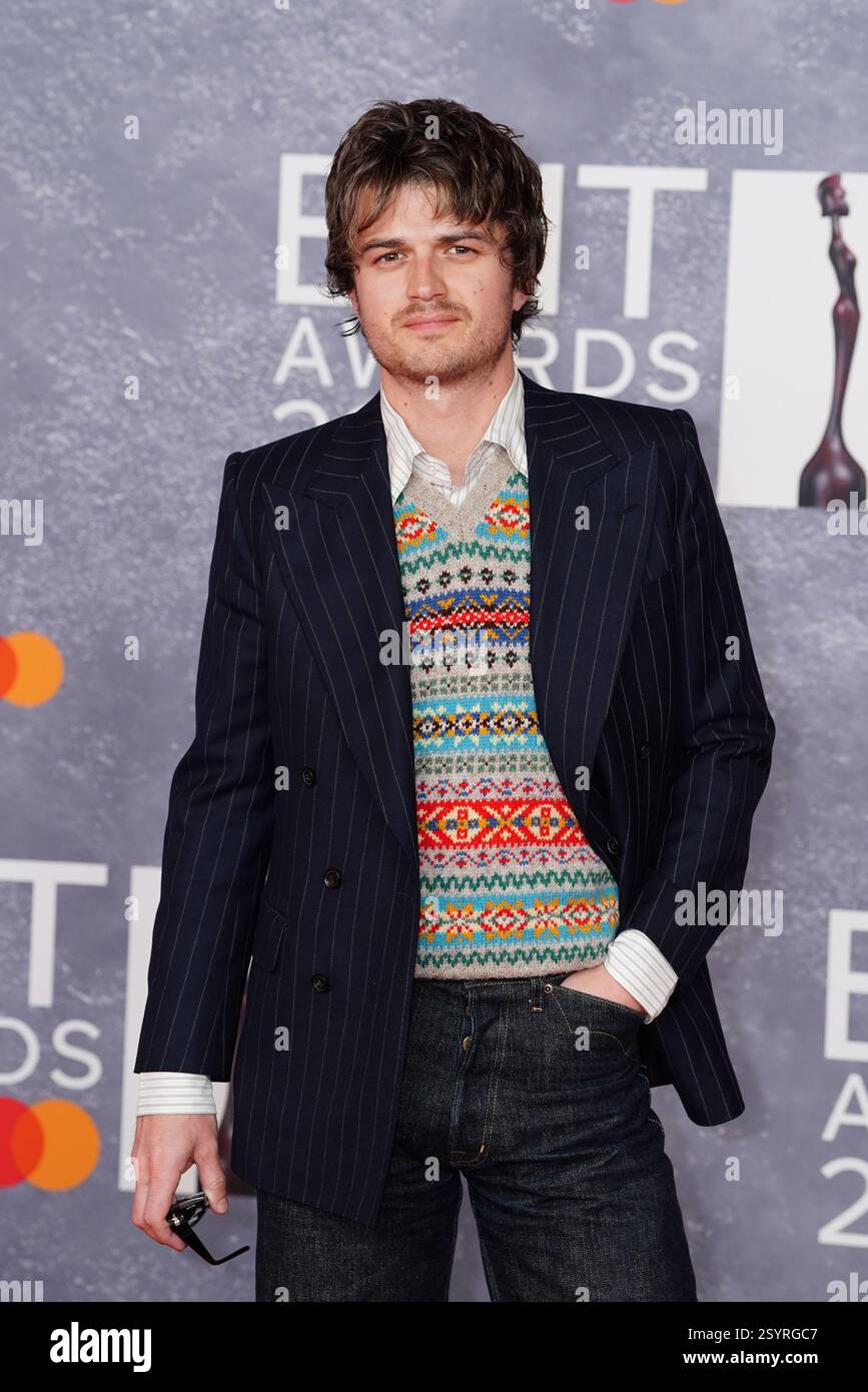 Joe Keery aka Djo arriving for The BRIT Awards 2025 at London's O2 ...