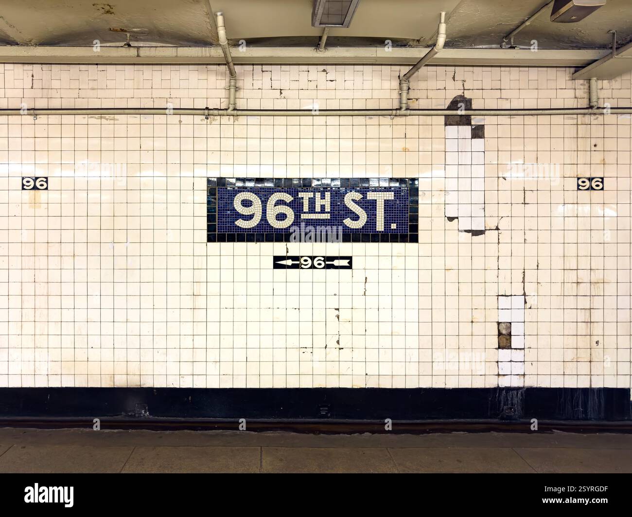 New York City - Apr 25, 2024: 96th Street Station Subway station in New ...