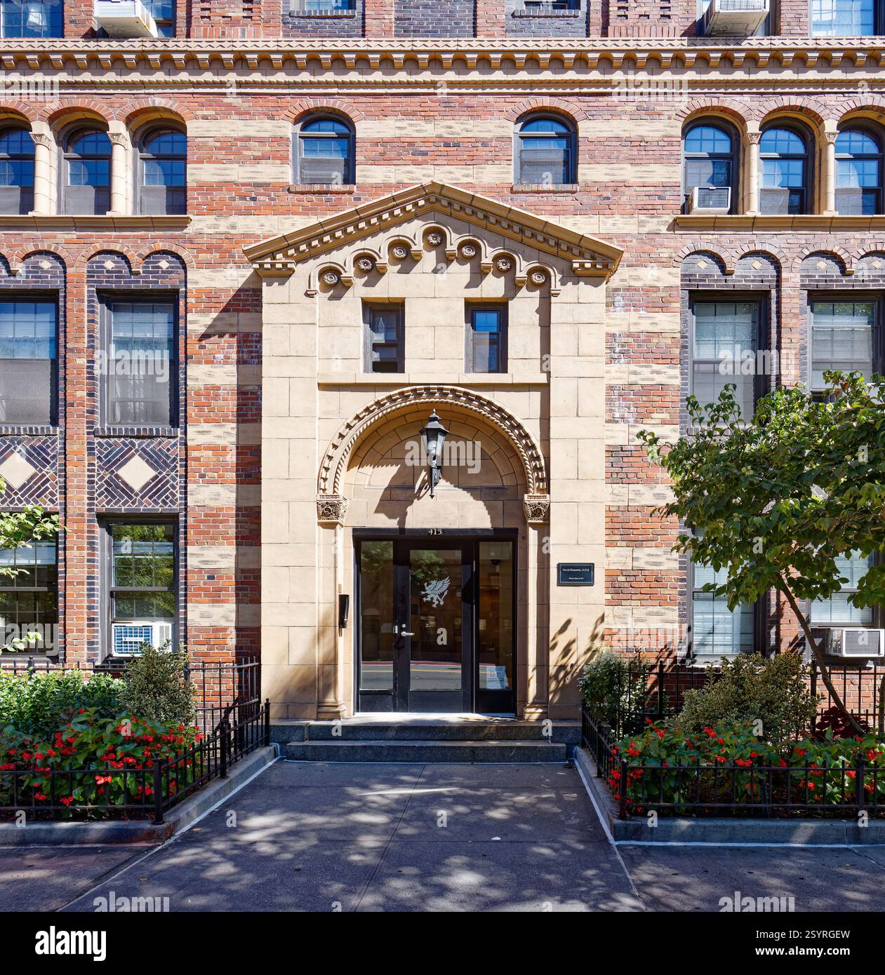 Entrance, 415 West 23rd Street, one of the London Terrace Gardens ...