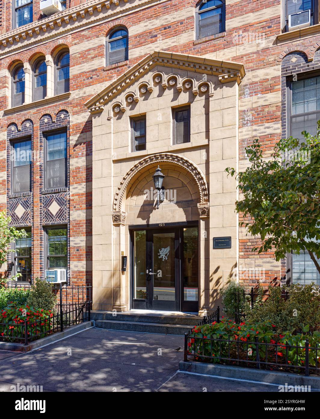 Entrance, 415 West 23rd Street, one of the London Terrace Gardens ...