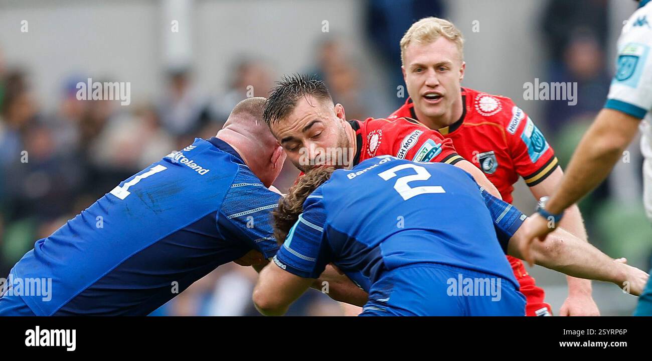 1st March 2025; Aviva Stadium, Dublin, Ireland; United Rugby ...