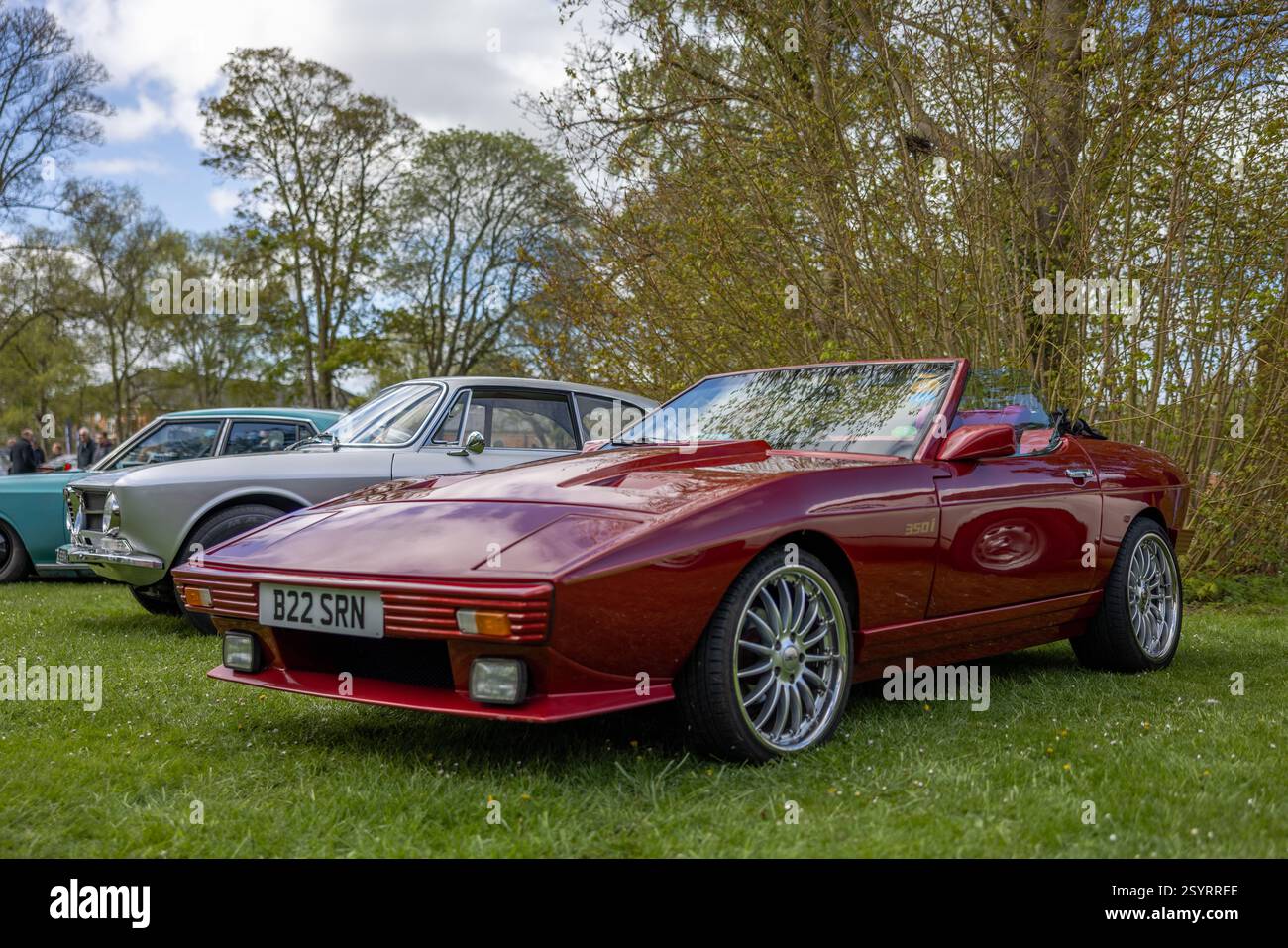 1984 TVR 350i, on display at the April Scramble held at the Bicester ...