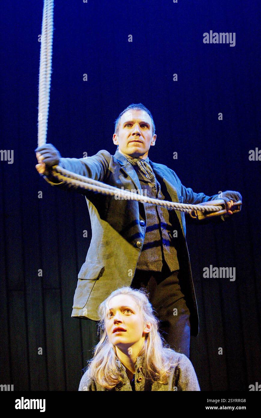 Claire Price (Agnes), Ralph Fiennes (Brand) in BRAND by Ibsen at the ...