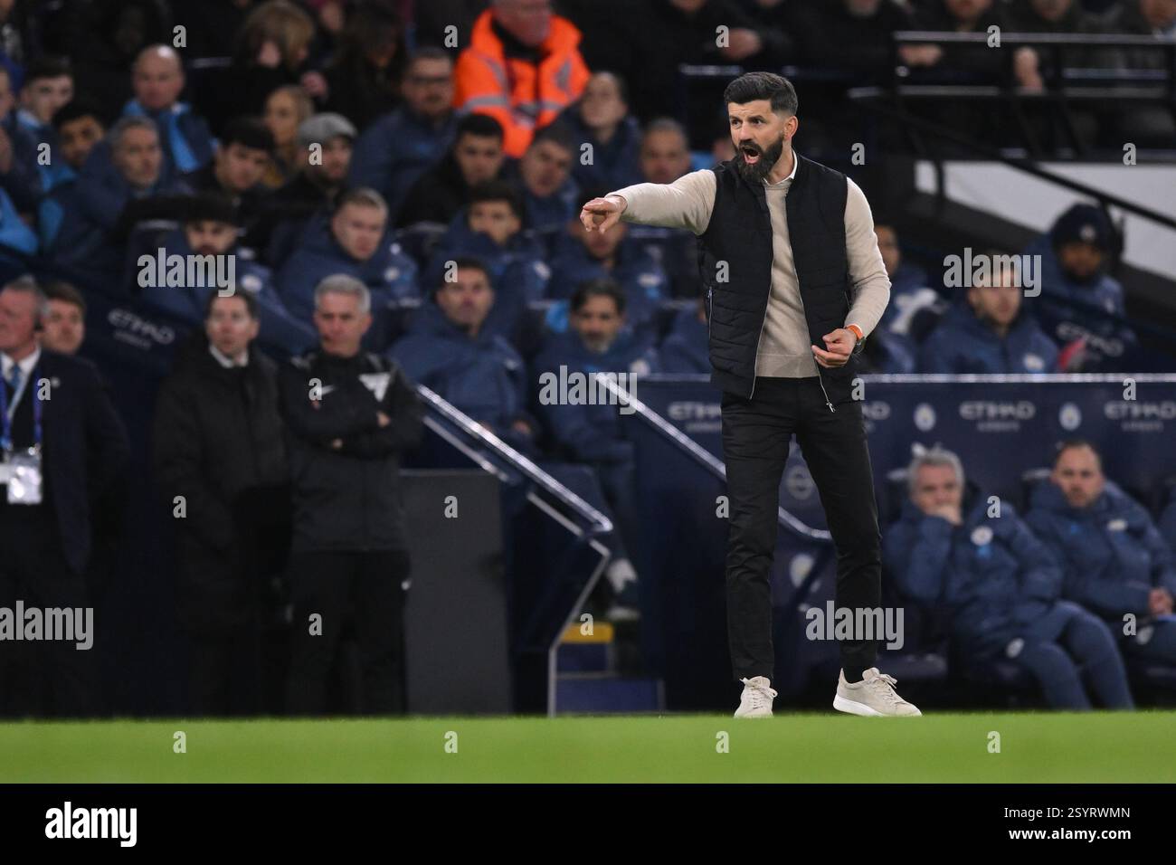 Plymouth Argyle manager Miron Muslic during the Manchester City FC v ...