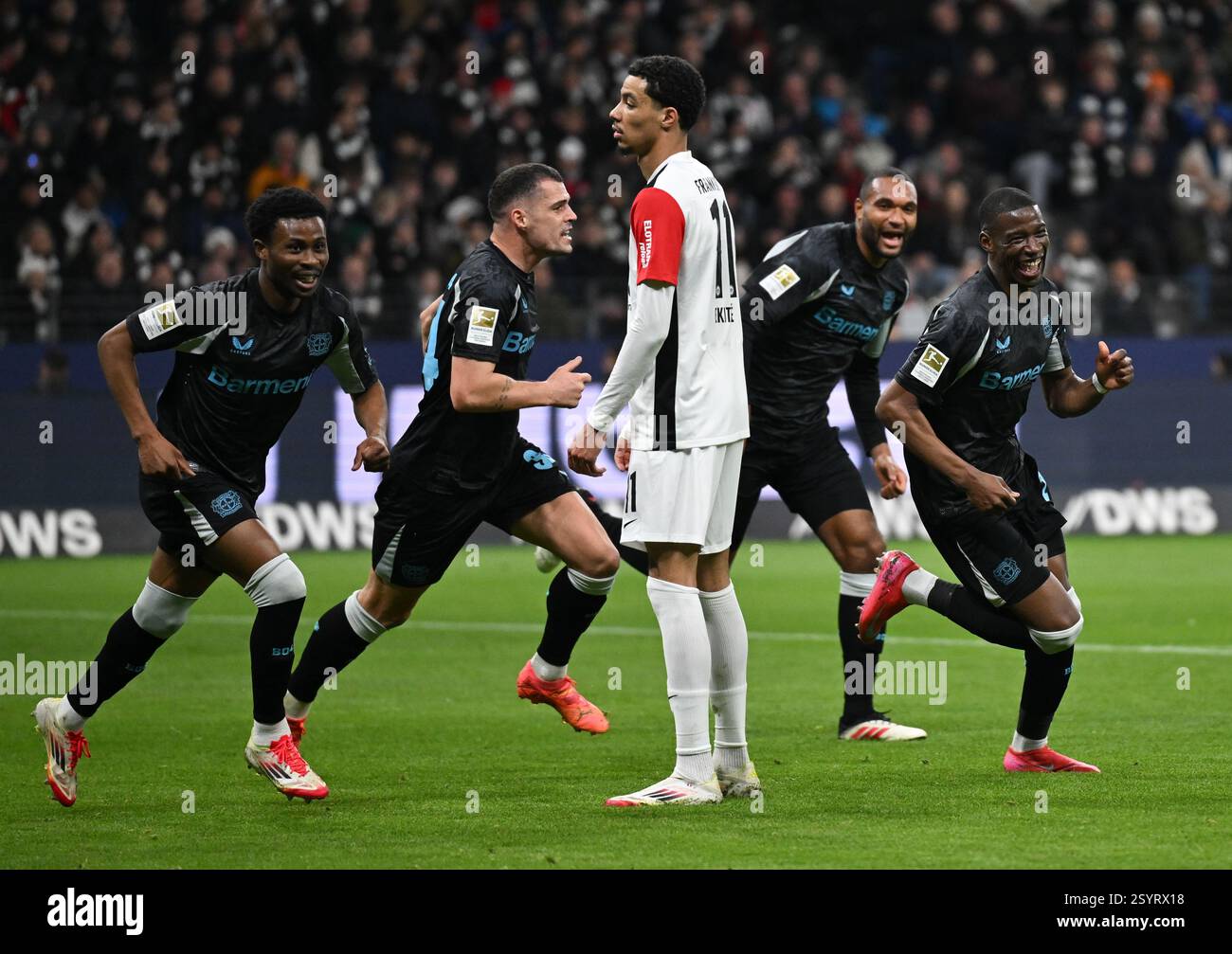 01 March 2025, Hesse, Frankfurt/Main: Soccer: Bundesliga, Eintracht ...