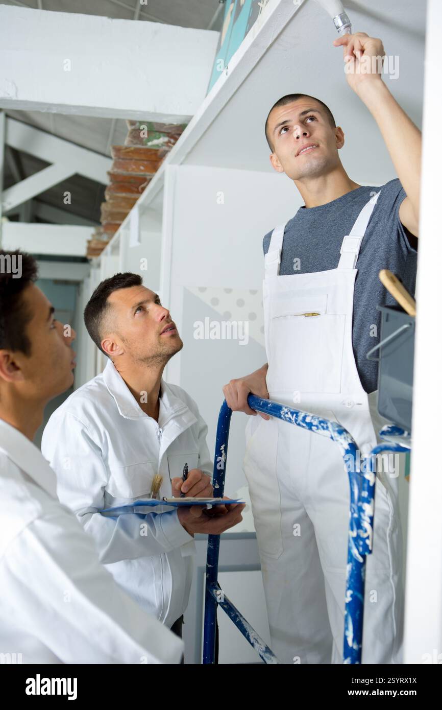 portrait of a male painter apprentice Stock Photo - Alamy