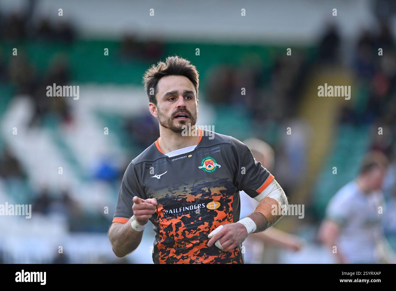 Northampton ENGLAND - : Ealing Trailfinders Tom Collins during the ...