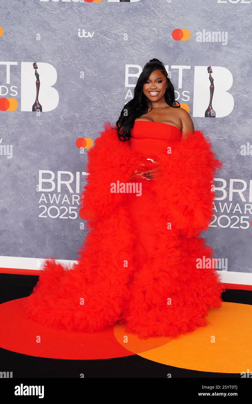 Nella Rose arriving for The BRIT Awards 2025 at London's O2 Arena ...