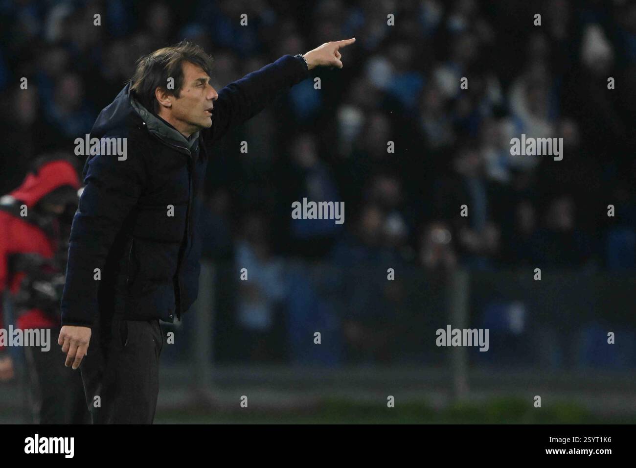 Naples, Italy. 01st Mar, 2025. Antonio Conte Coach of SSC Napoli ...