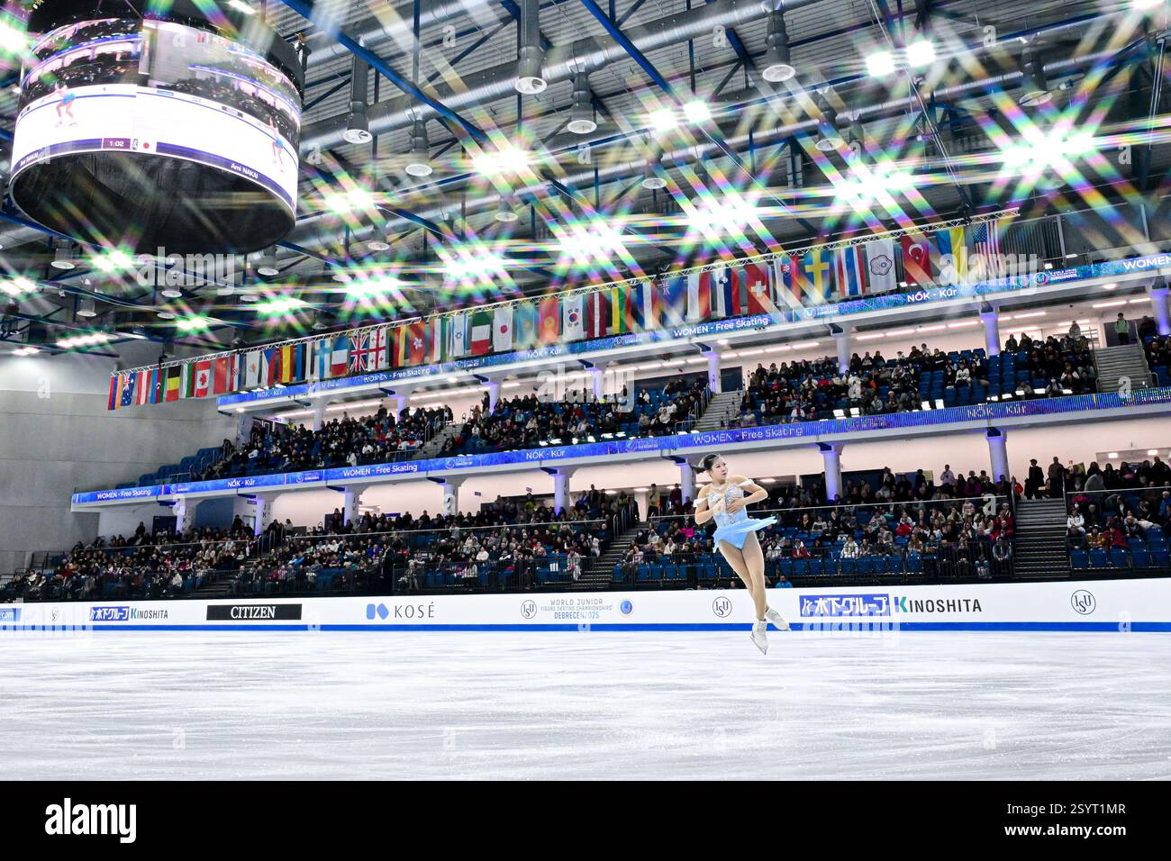 Ami NAKAI (JPN), during Junior Women Free Skating, at the ISU World ...