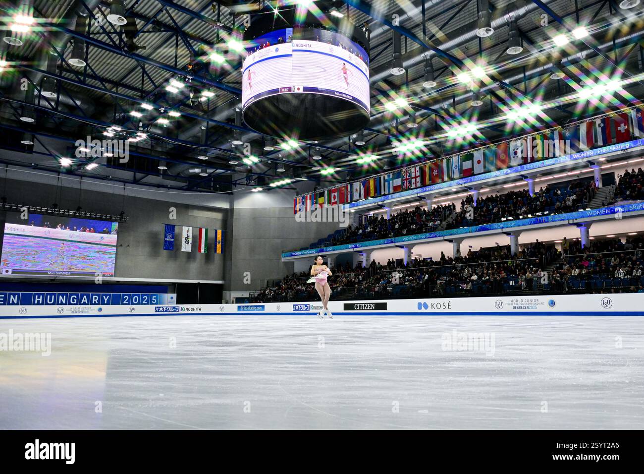 Mao SHIMADA (JPN), during Junior Women Free Skating, at the ISU World ...