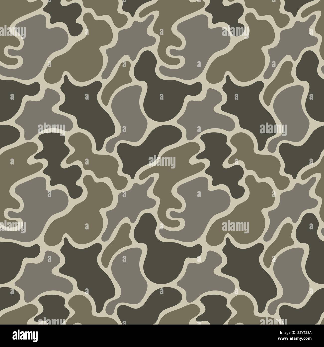 vector old school camouflage design, camo pattern Stock Vector Image ...