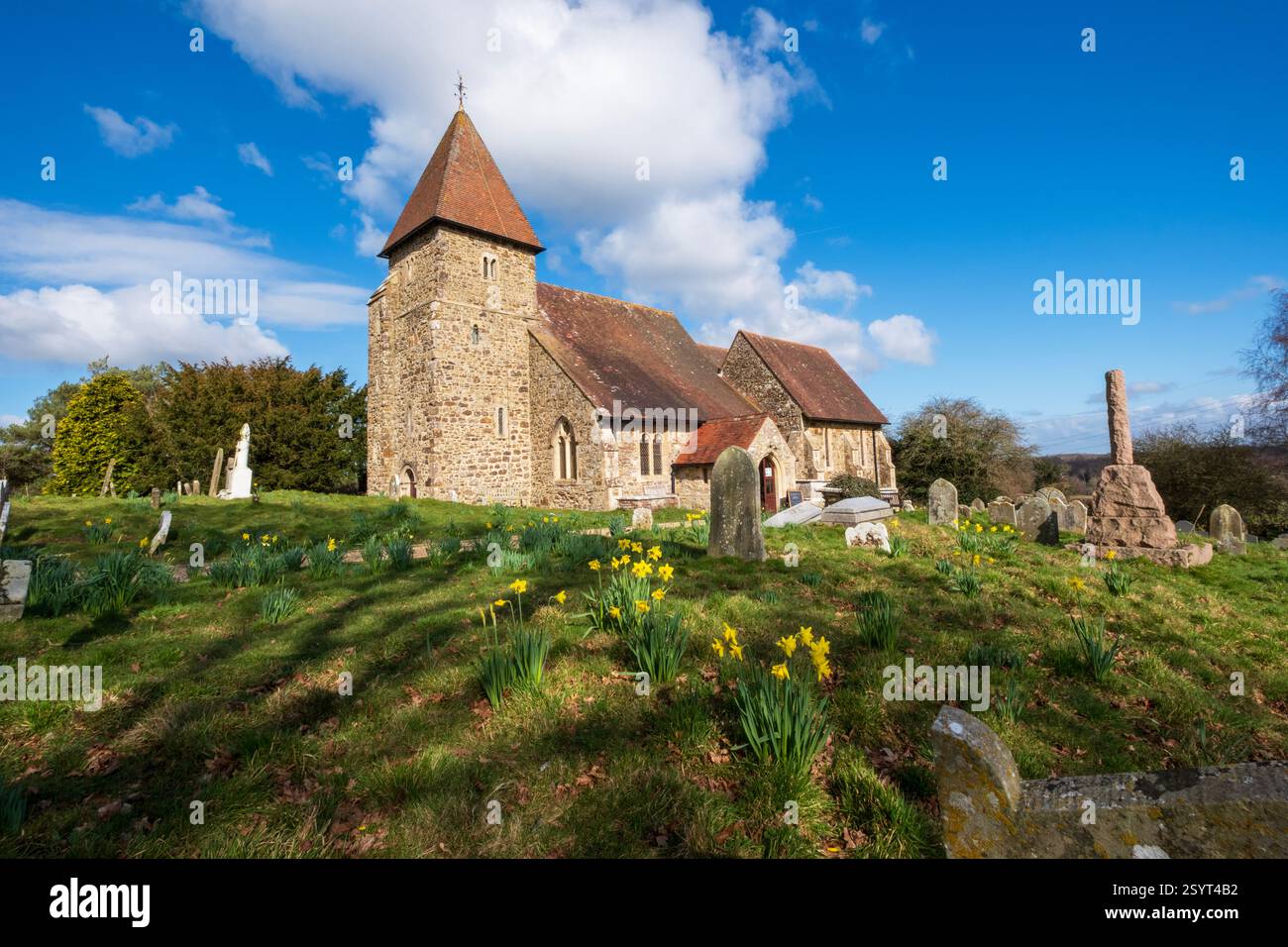 St Laurence Church, Guestling, East Sussex, UK Stock Photo - Alamy