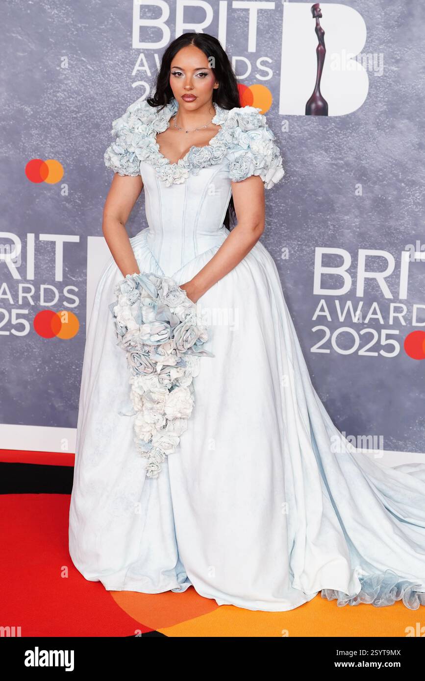 Jade Thirlwall arriving for The BRIT Awards 2025 at London's O2 Arena ...