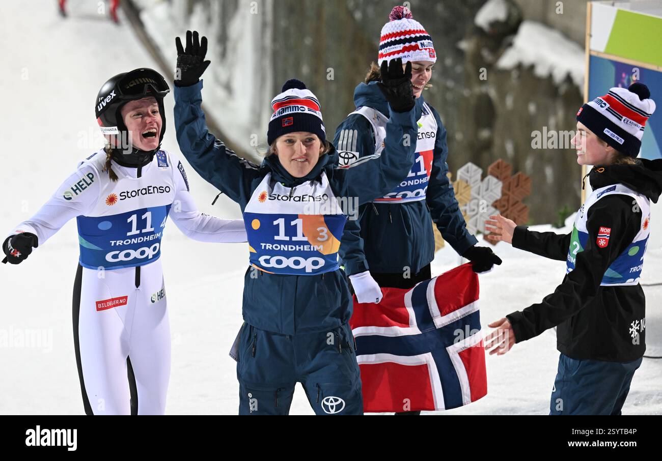Trondheim, Norway. 01st Mar, 2025. Nordic skiing, World Championships ...