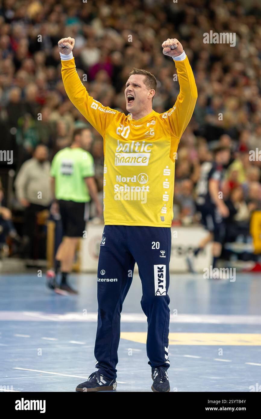 Flensburg, Germany. 01st Mar, 2025. Handball: Bundesliga, SG Flensburg ...