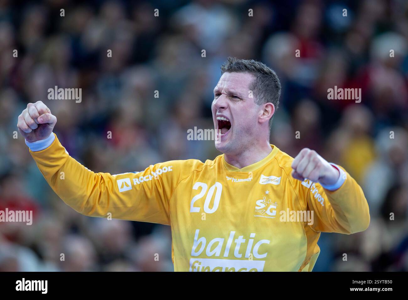 Flensburg, Germany. 01st Mar, 2025. Handball: Bundesliga, SG Flensburg ...
