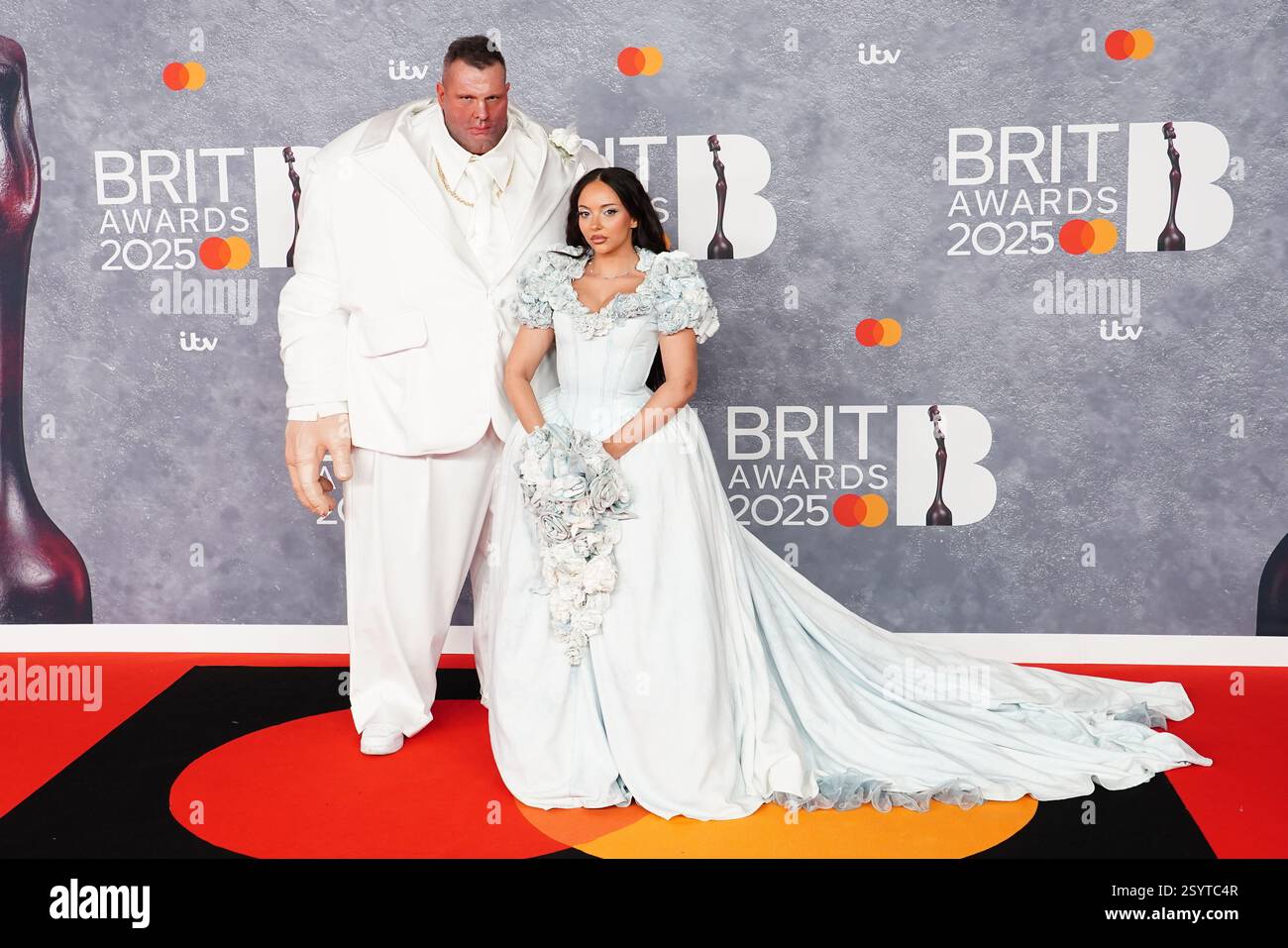 Jade Thirlwall arriving for The BRIT Awards 2025 at London's O2 Arena. Picture date: Saturday ...