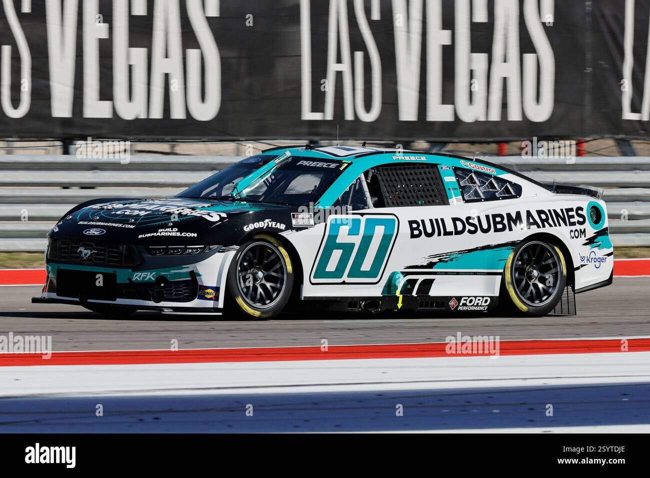 AUSTIN, TX - MARCH 01: Ryan Preece (#60 RFK Racing BuildSubmarines.com ...