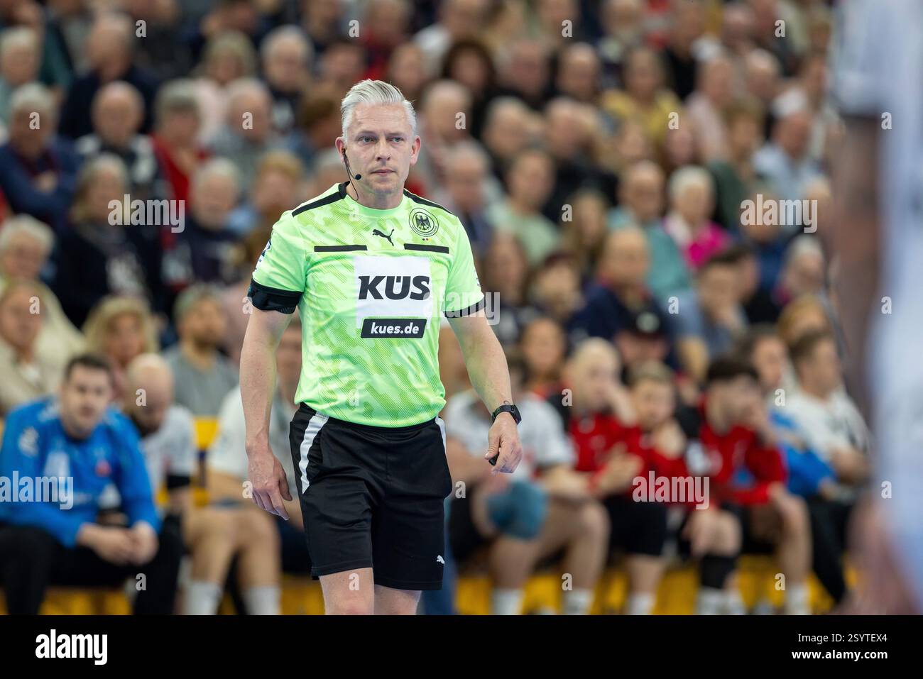 Flensburg, Germany. 01st Mar, 2025. Handball: Bundesliga, SG Flensburg ...