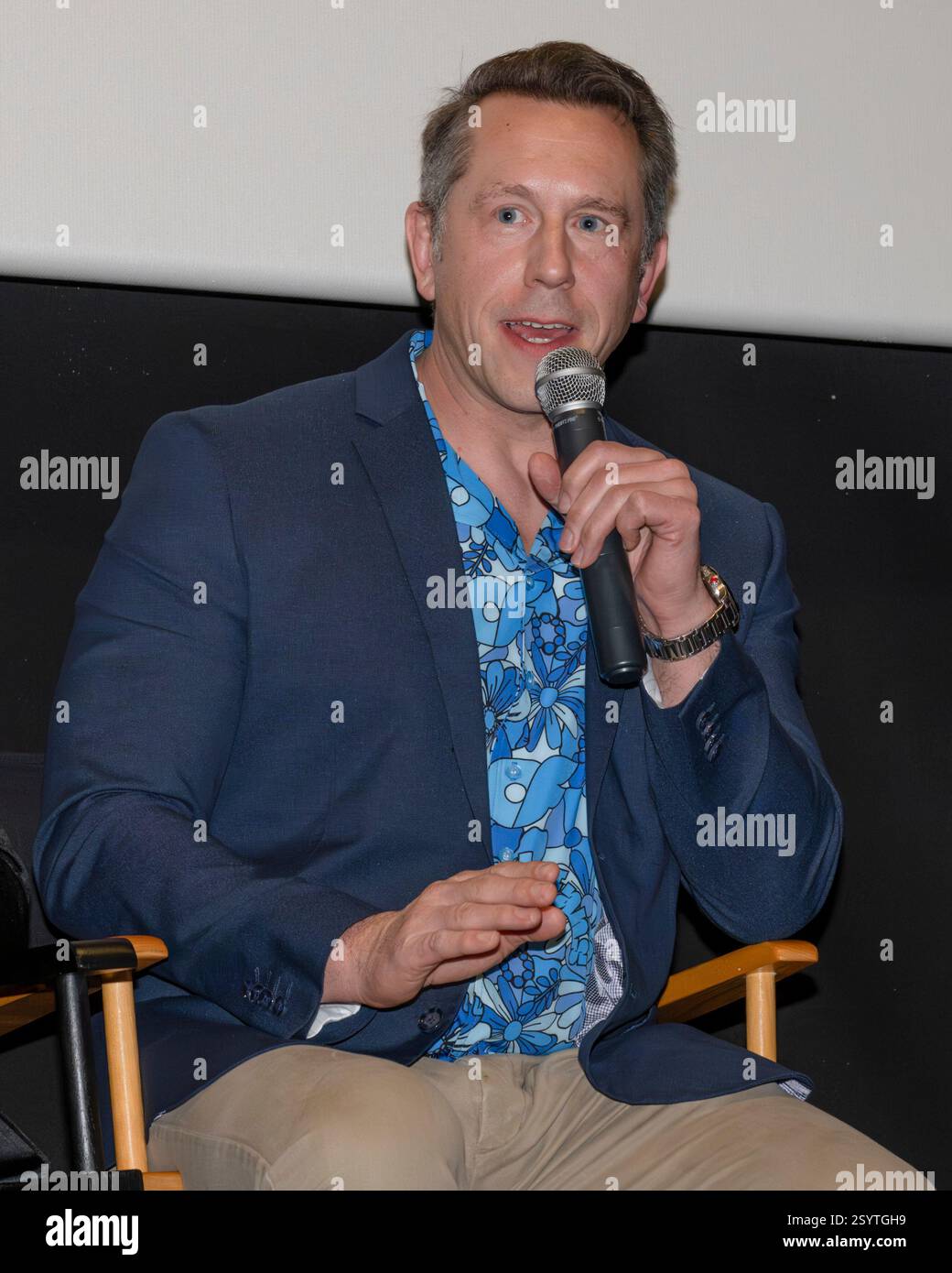 February 28, 2025, Westwood, California, USA: Matthew Page at Q & A ...