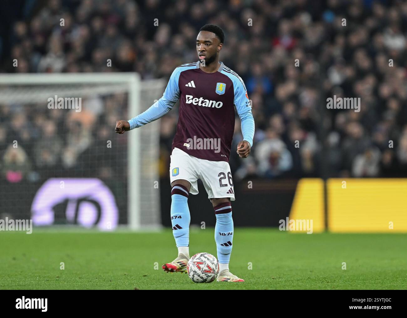 Birmingham, UK. 28th Feb, 2025. Lamare Bogarde of Aston Villa during ...