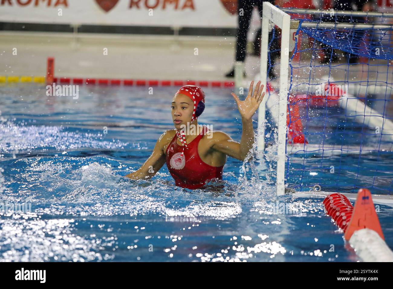Rome, Italy. 01st Mar, 2025. Mia Mari Rycraw (Olympicos Piraeus) during ...