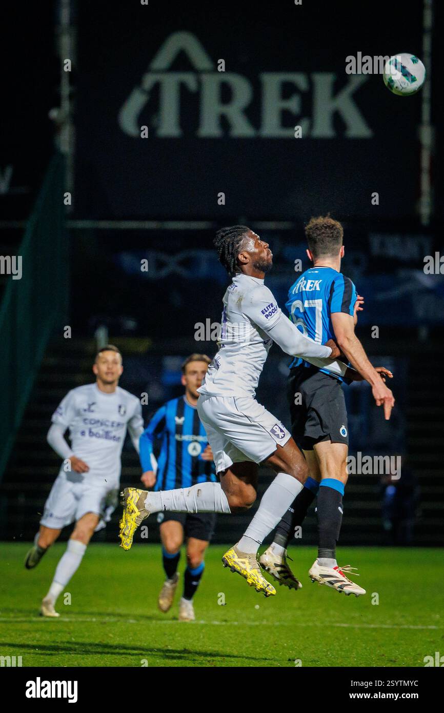 Roeselare, Belgium. 01st Mar, 2025. Patro Eisden's Romeo Vancy Mabanza ...