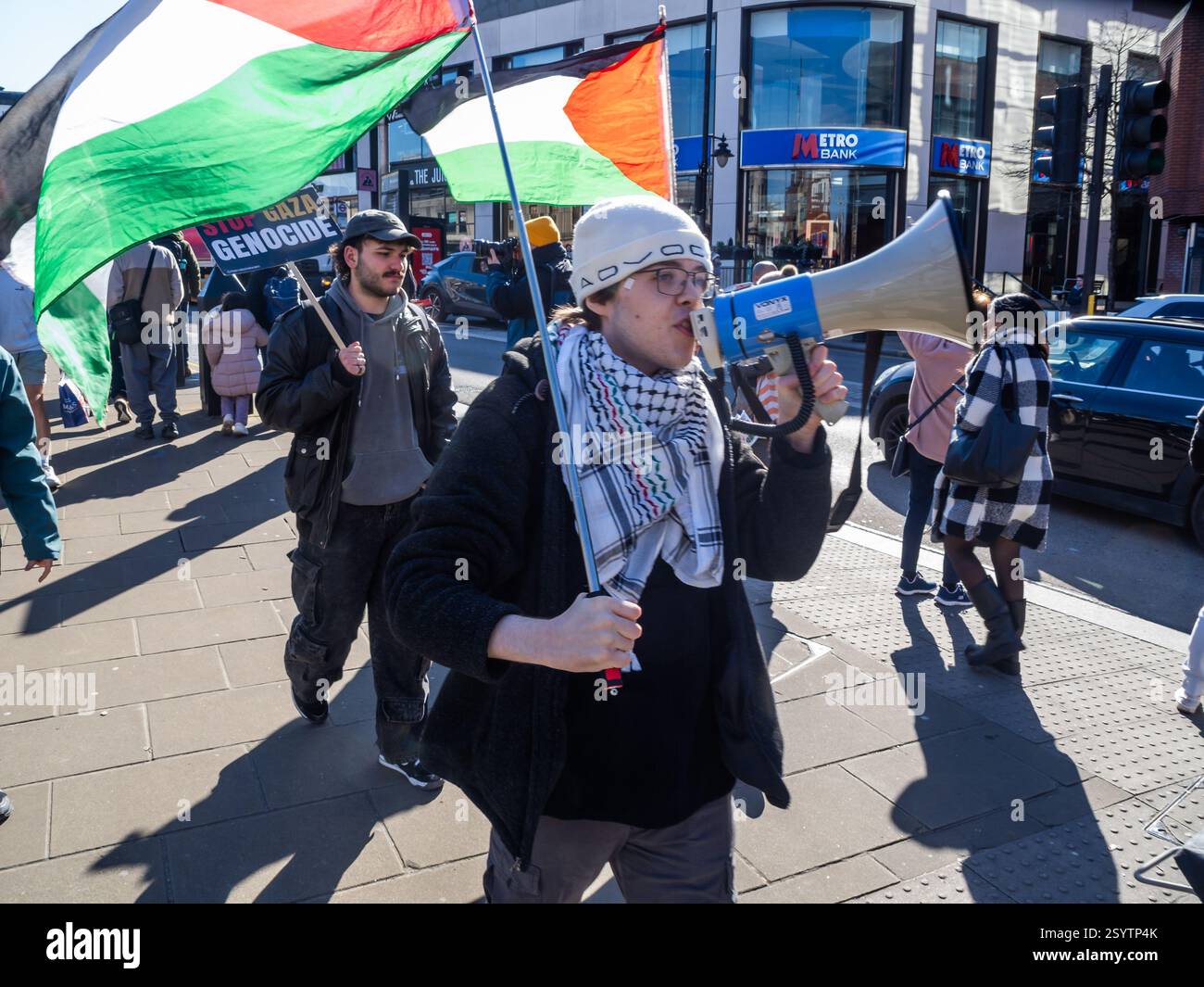 London, UK. 1 March 2025. Merton Friends of Palestine and Kingston and ...