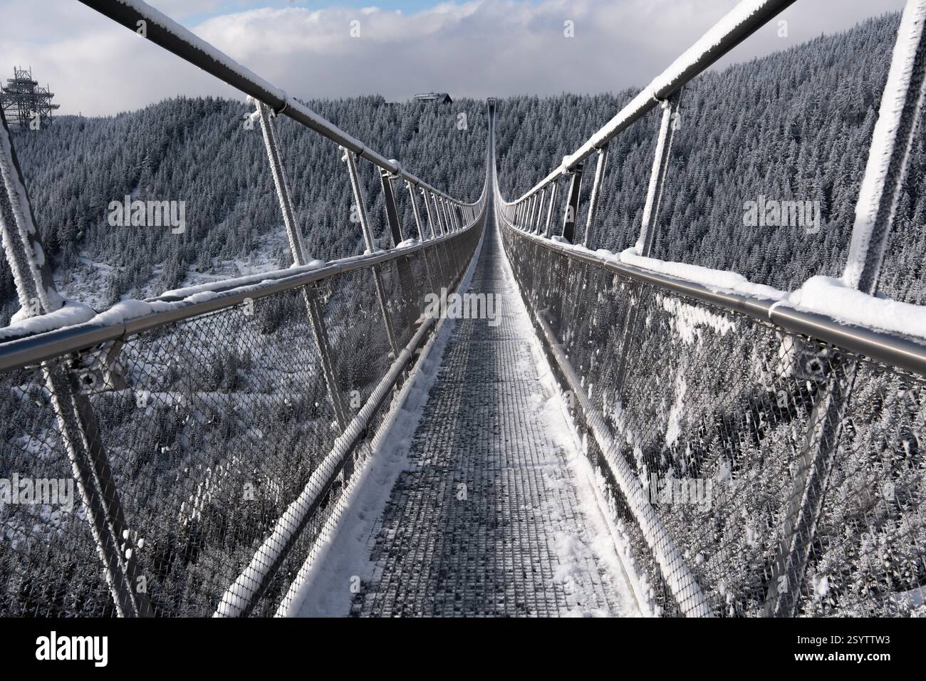 Sky Bridge 721, Dolni Morava, Czech Republic - February 16, 2025 Stock ...