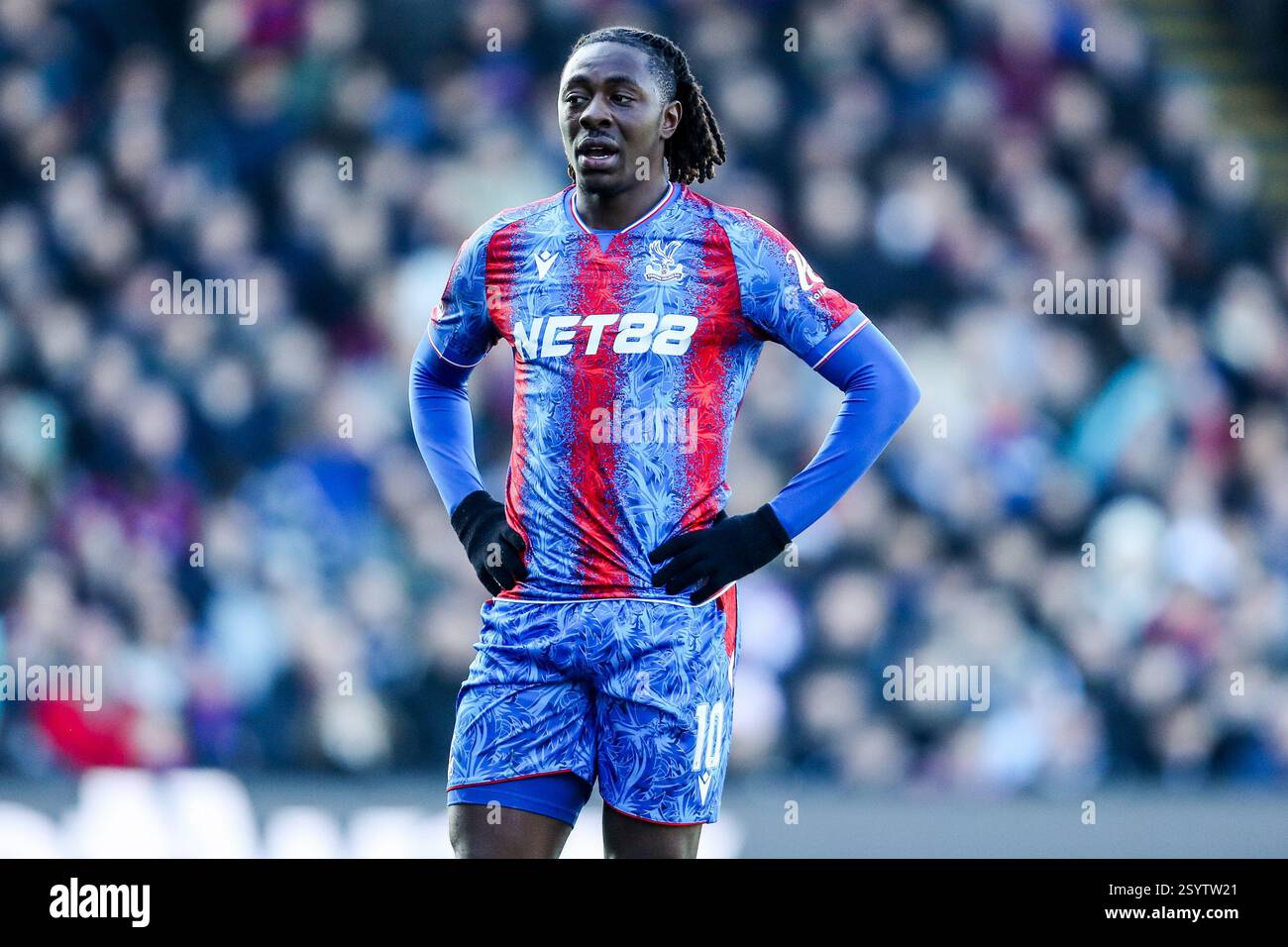 London, UK. 01st Mar, 2025. Eberechi Eze of Crystal Palace looks on ...