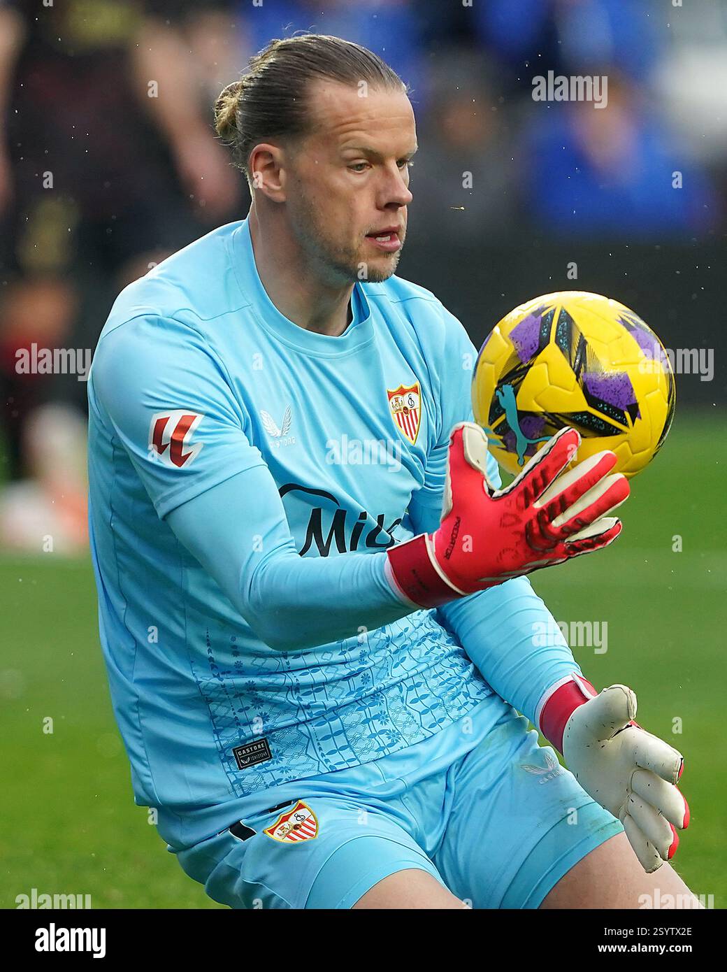 Madrid, Spain. 01st Mar, 2025. Sevilla FC's Orjan Nyland during La Liga ...