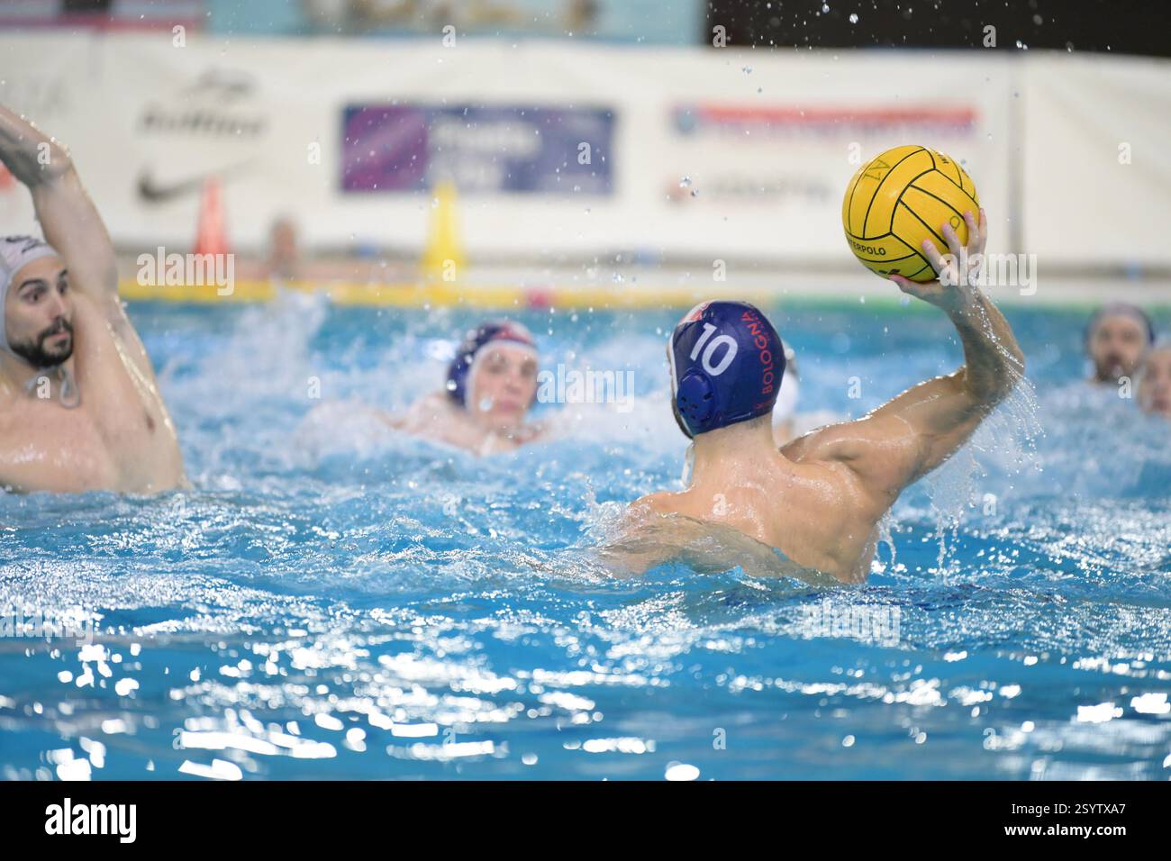 Stefano Luongo (De Akker Bologna) during Pallanuoto Trieste vs DE Akker ...