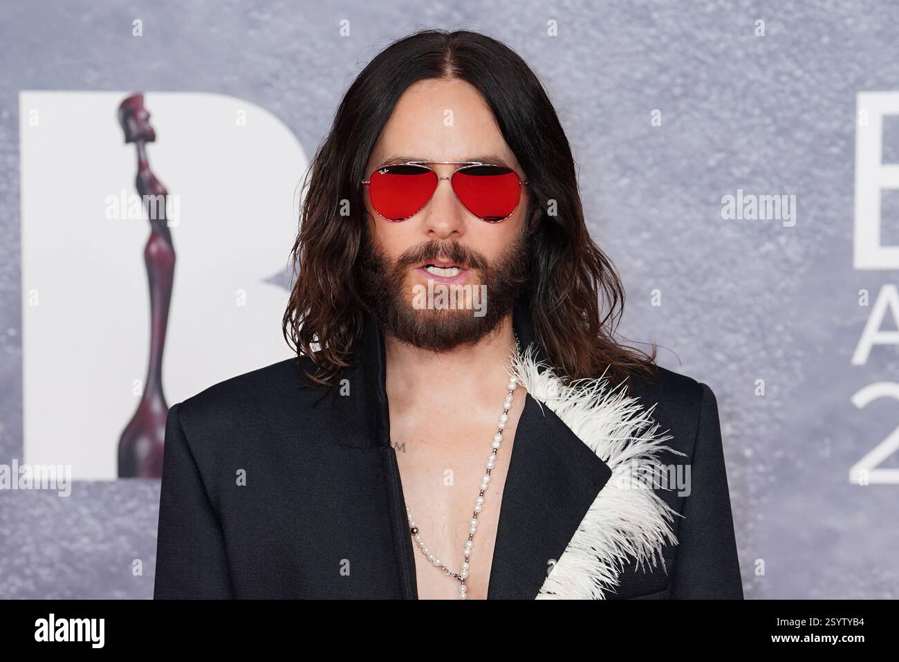 Jared Leto arriving for The BRIT Awards 2025 at London's O2 Arena ...