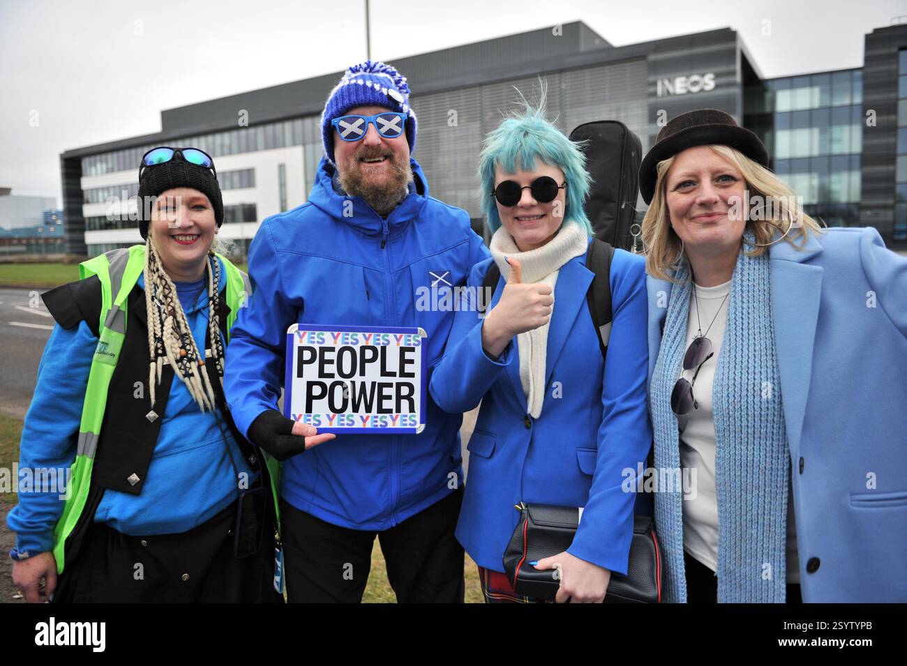 Grangemouth, UK. 1st March, 2025 - The Indie Clansman is seen with ...