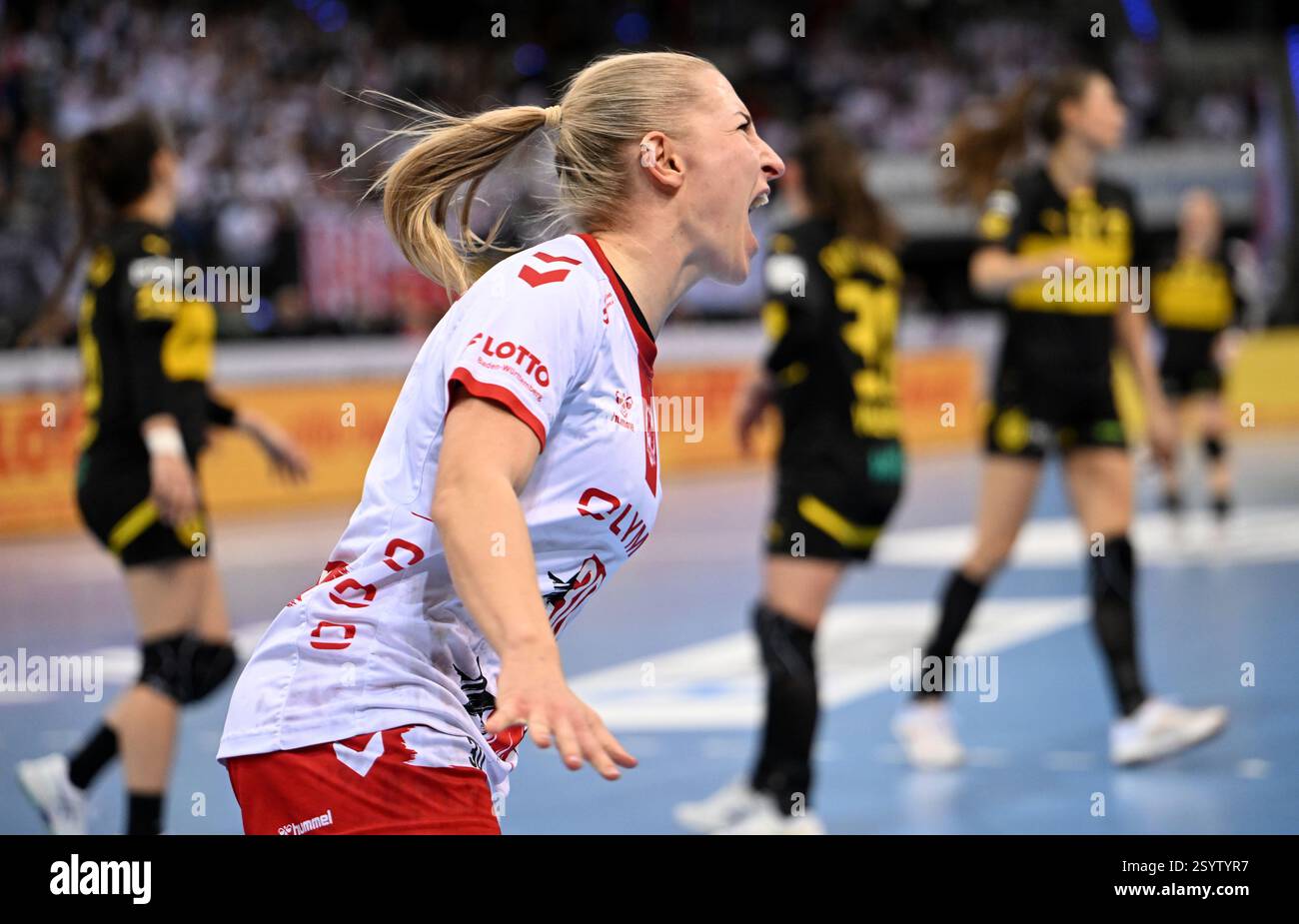Stuttgart, Germany. 01st Mar, 2025. Handball, Women: DHB Cup, HB ...