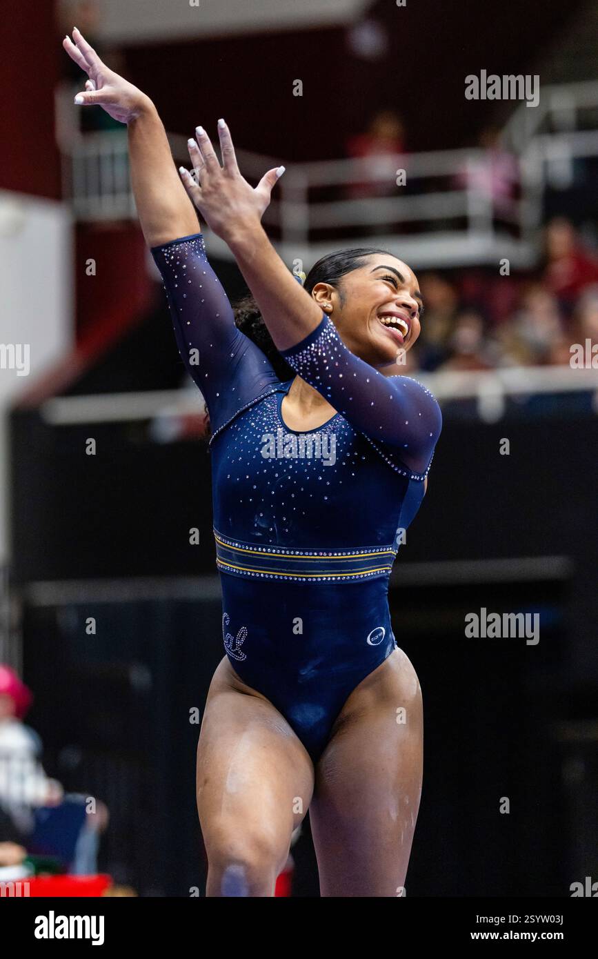 STANFORD, CA - FEBRUARY 28: California Golden Bears eMjae Frazier ...