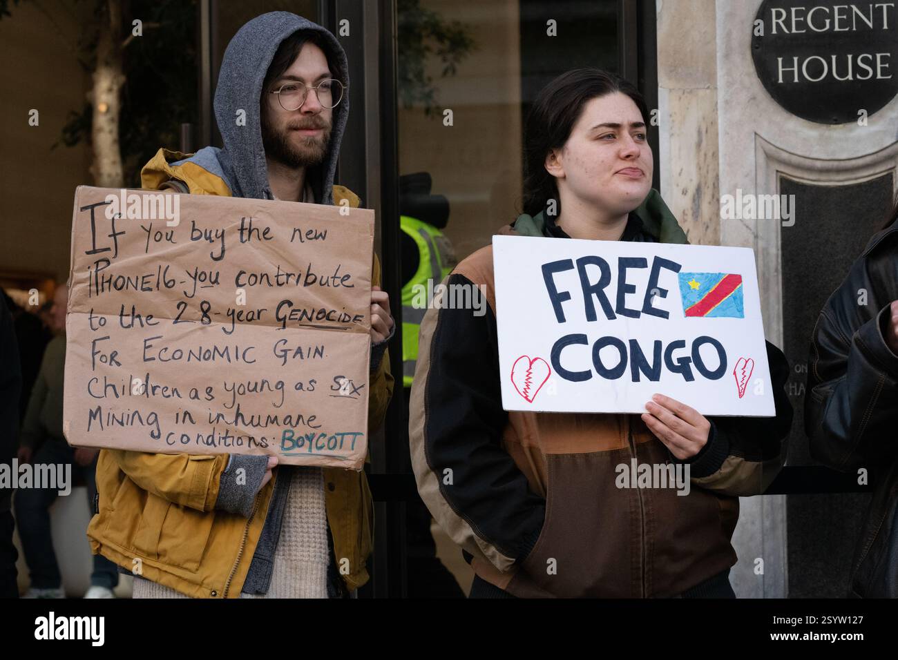 London, UK. 1 March, 2025. Congolese diaspora and supporters protest ...