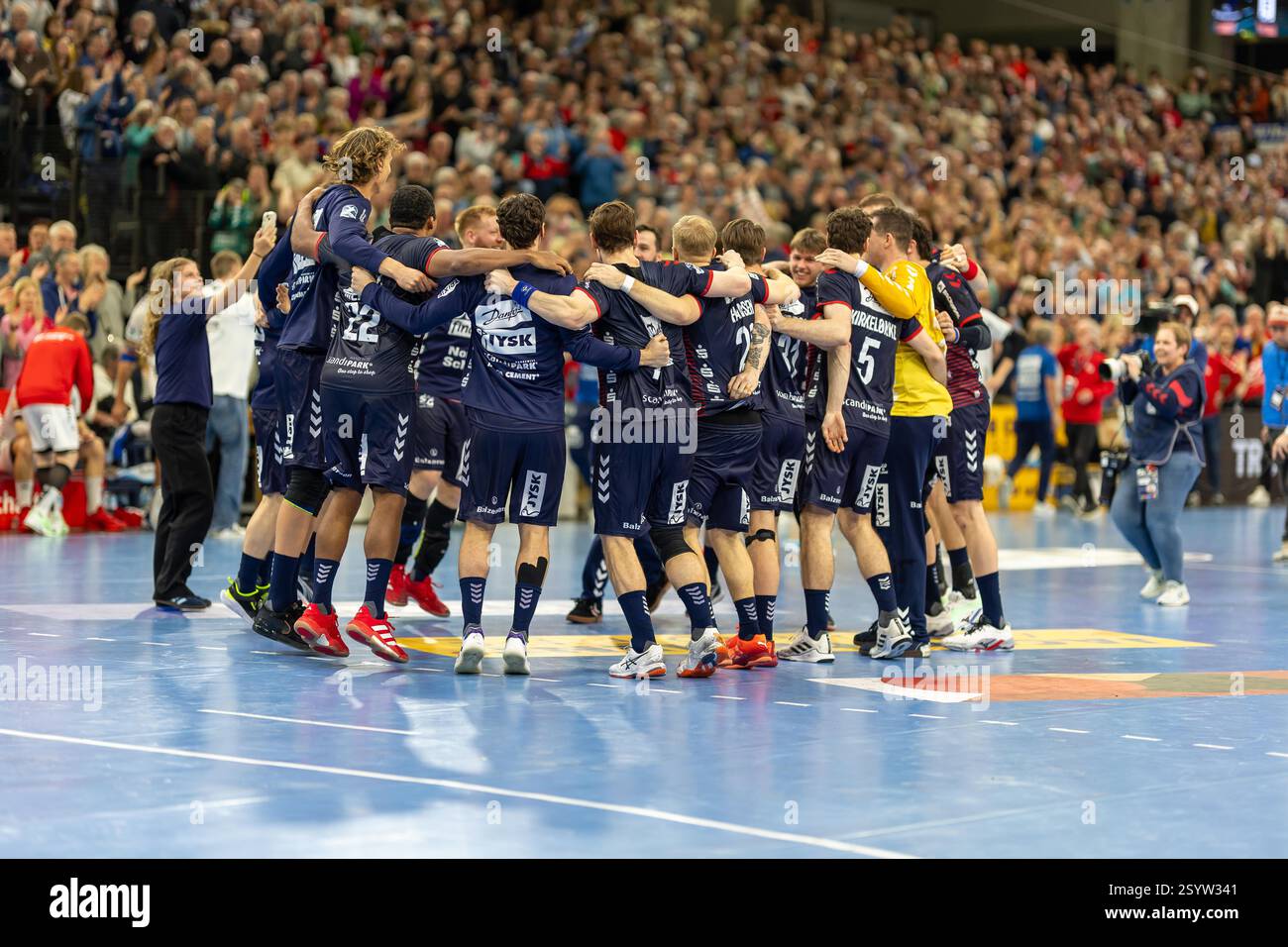Flensburg, Germany. 01st Mar, 2025. Handball: Bundesliga, SG Flensburg ...