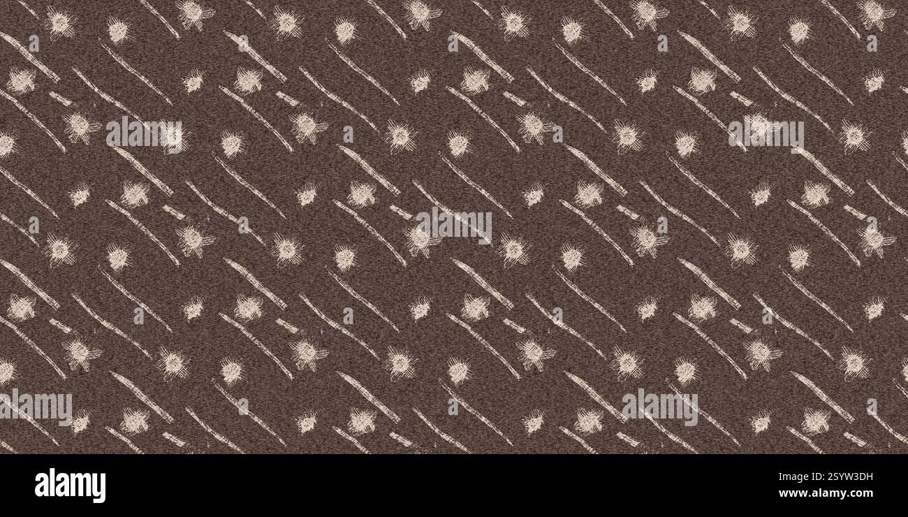 Mocha brown linen floral patterns seamless patterns border design ...