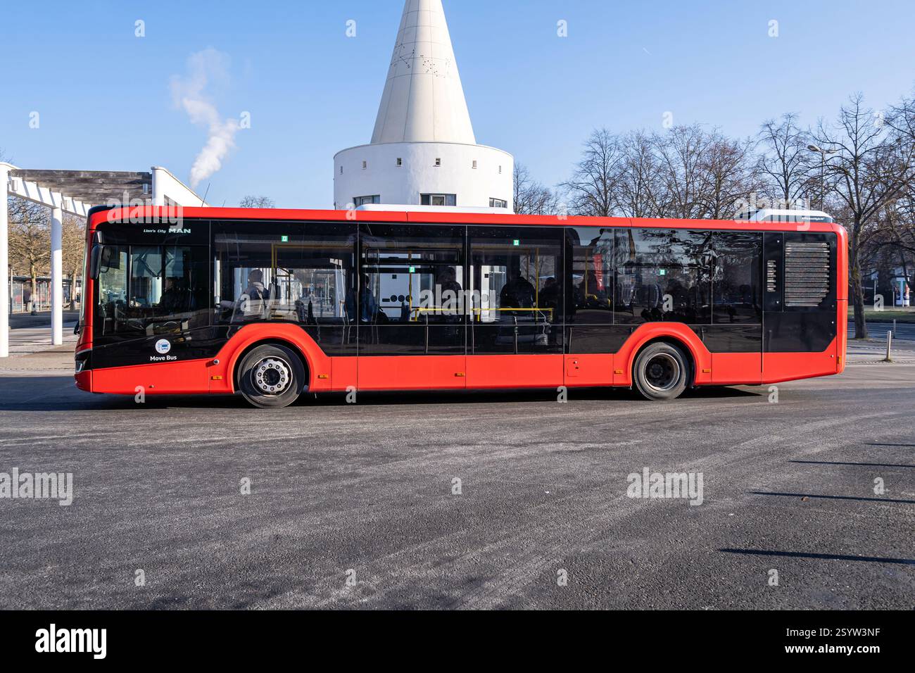 Move Bus MAN Lion’s City bus in Göttingen, Germany Stock Photo - Alamy