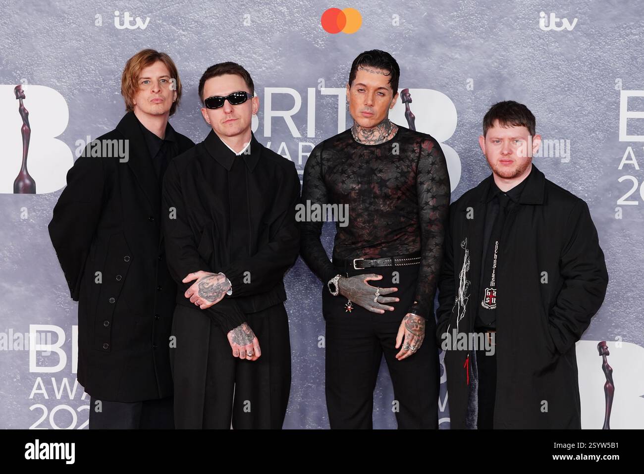 (left to right) Matt Kean, Matt Nicholls, Oliver Sykes and Lee Malia ...
