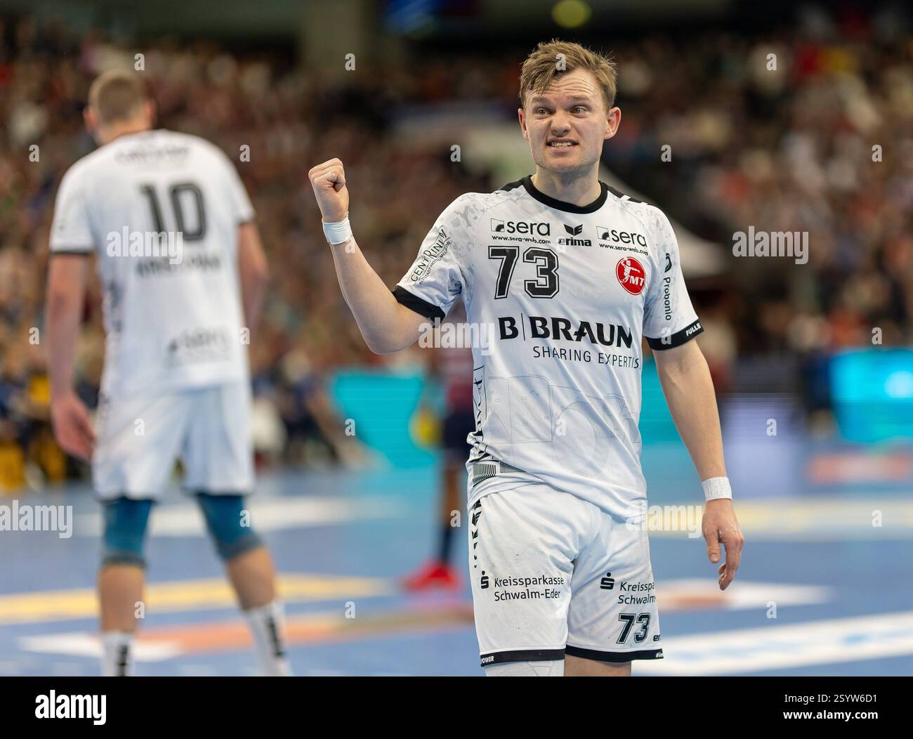 Flensburg, Germany. 01st Mar, 2025. Handball: Bundesliga, SG Flensburg ...