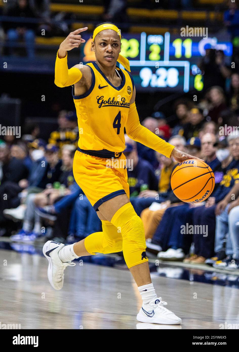 February 27 2025 Berkeley CA, USA California guard Kayla Williams (4 ...
