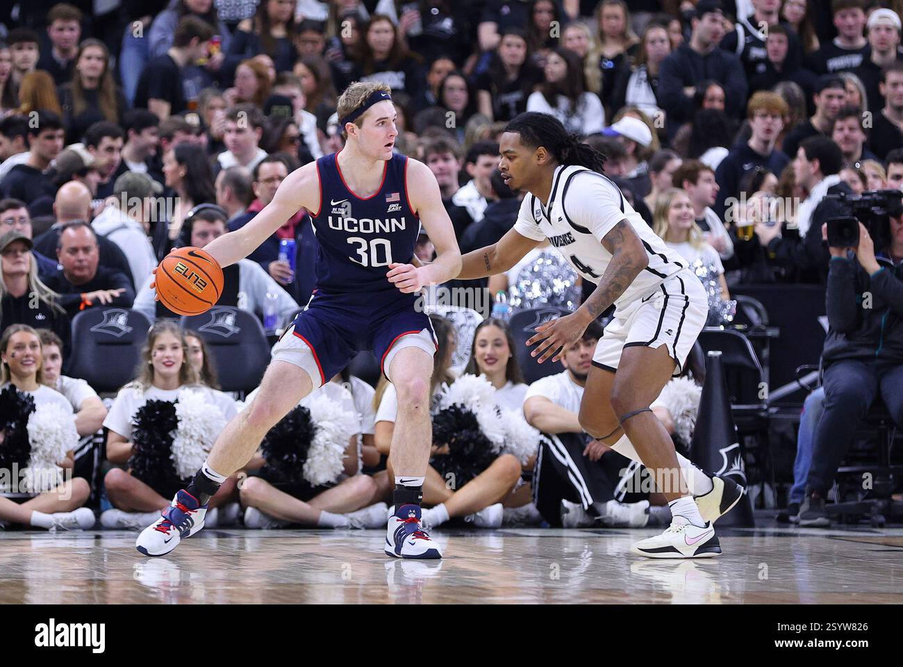 PROVIDENCE, RI - MARCH 01: UConn Huskies forward Liam McNeeley (30 ...