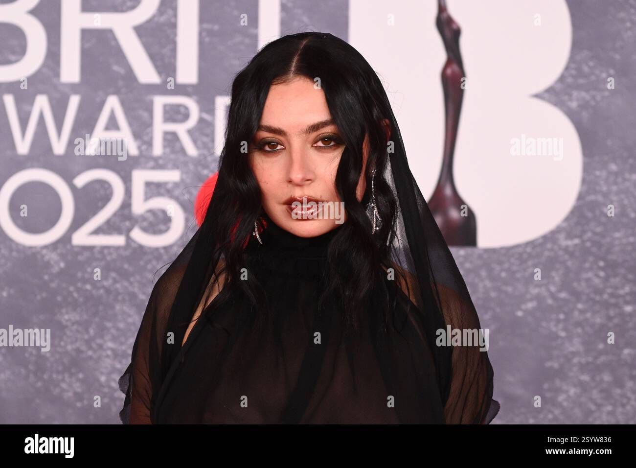 London, UK. 1 March 2025. Charli XCX arriving for The BRIT Awards 2025 ...